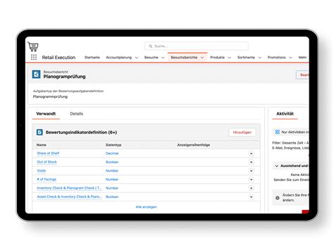Salesforce Modules Retail Execution