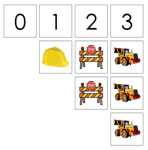 Numbers And Counters Construction Counting Activities Preschool