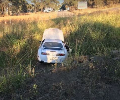 Toyota Supra Flies Off The Road In Australia Crash Looks Like Skateboard Stunt Autoevolution