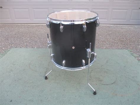 Pacific Pdp 16 X 16 Floor Tom Gloss Black Hardwood Shell Reverb