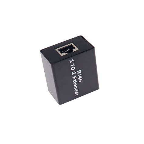 Conector De Red Rj45 Adaptador Divisor Enchufe E Grandado