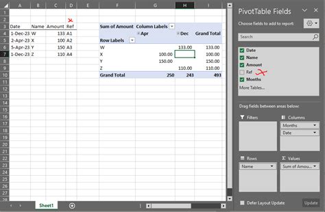 Removing An Item From The Pivottable Field Rexcel