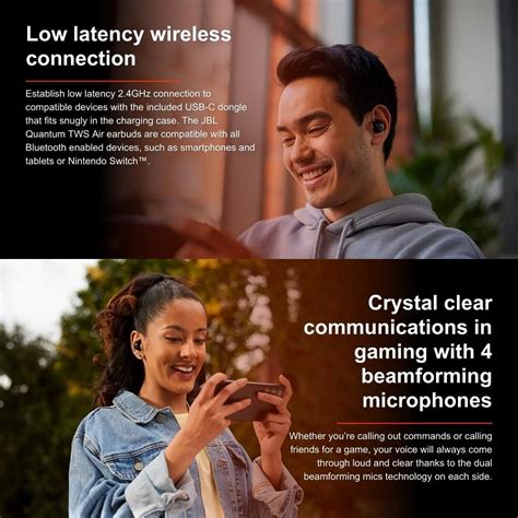 Jbl Quantum Tws Air True Wireless Gaming Earbuds Smart Ambient Technology Jbl Quantumengine