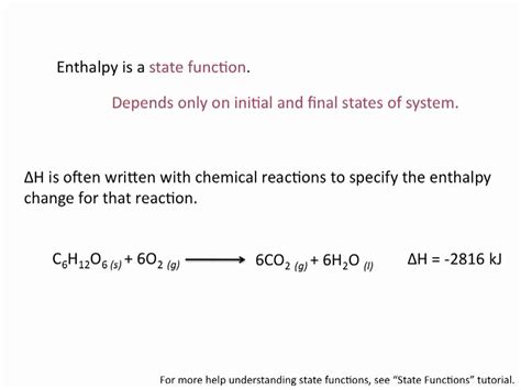 How To Calculate Enthalpy Change