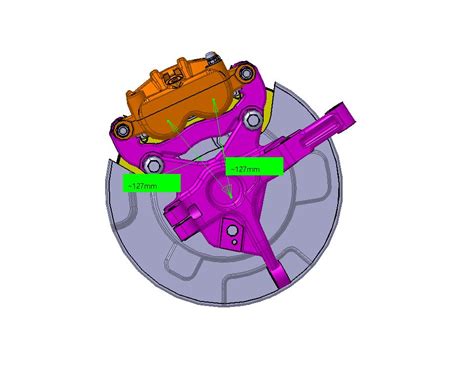 双缸浮钳盘式制动器总成三维 Catia 模型图纸下载 懒石网