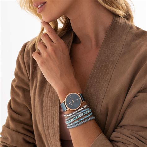 Ocean Azure Wrap Bracelet Silver By Mail