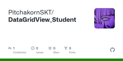 GitHub PitchakornSKT DataGridView Student