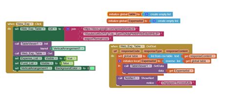 Showing Error Message In Table View Mit App Inventor Help Mit App Inventor Community