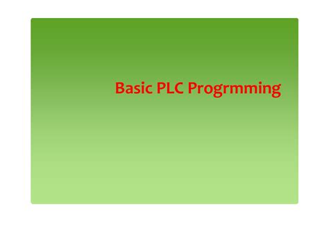Solution Programmable Logic Controllers Studypool