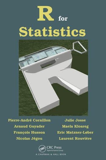 R For Statistics Crc Press Book