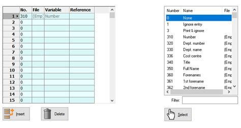About Variables Layout