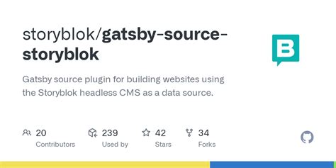 GitHub Storyblok Gatsby Source Storyblok Gatsby Source Plugin For Building Websites Using The