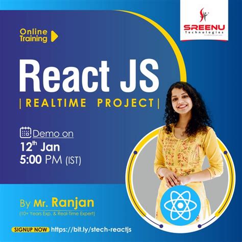 Sreenu Technologies On Linkedin Reactjs Realtimeproject Onlinetraining Softwarecourses