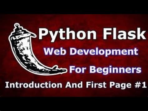 Python Flask Tutorial Full Featured Web Development Episode Getting Started YouTube