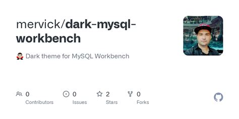 Github Mervickdark Mysql Workbench 🧛🏻‍♂️ Dark Theme For Mysql Workbench