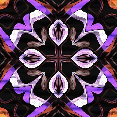 Premium Photo Fabric Fancy Flower Pattern Tile Design Premium Photo Fabric Fancy Flower Pattern Tile Design