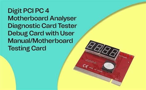 Lipiworld® 4 Digit Pci Pc Motherboard Analyser Diagnostic Card Tester Debug Card With User