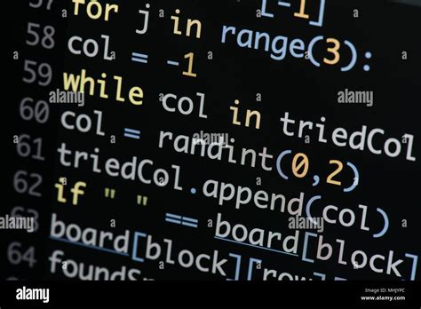Du vrai code Python Développement d écran Flux de travail programmation algorithme abstrait