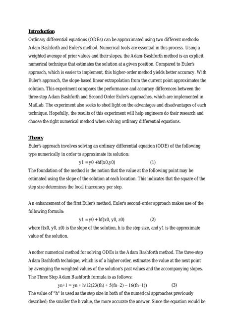 Matlab Coursework En2026 Engineering Analysis Cardiff Thinkswap