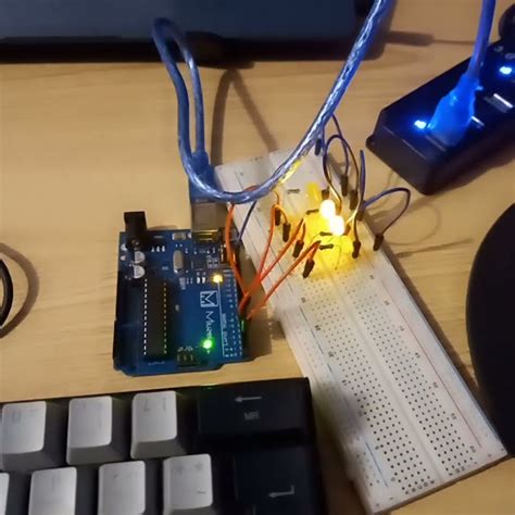 1 0 Leds Arduino Arduinoproject Arduinoprogramming Arduinolove