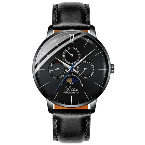 Мужские часы от ведущего бренда Роскошные Кварцевые часы для мужчин модные водонепроницаемые