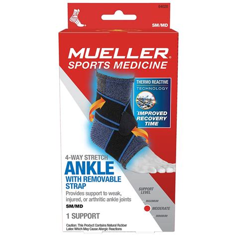 Mueller 4 Way Ankle Support With Removable Strap Smallmedium Walgreens