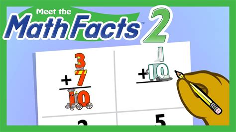 Meet The Math Facts Addition And Subtraction Worksheet 2 Youtube