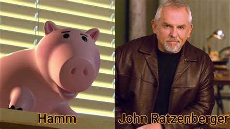 Character And Voice Actor Toy Story Hamm John Ratzenberger Youtube