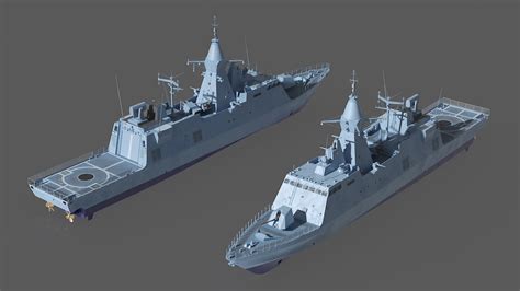 Combat Ship Class Corvette Navy 3d Model Turbosquid 2328654