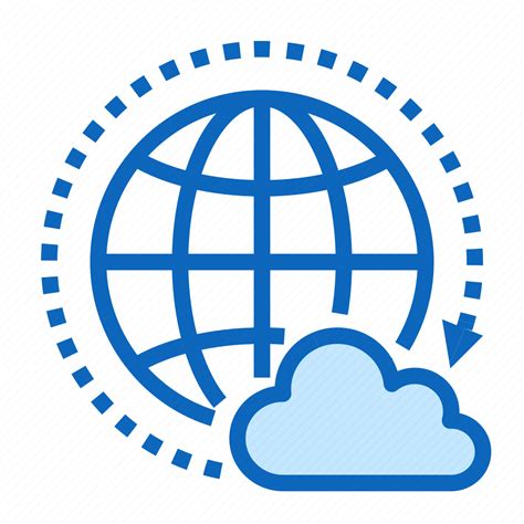 Cloud Data Global Internet Network Technology Icon Download On Iconfinder