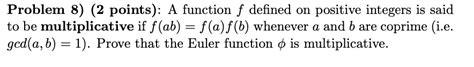 Solved Problem 8 2 Points A Function F Defined On