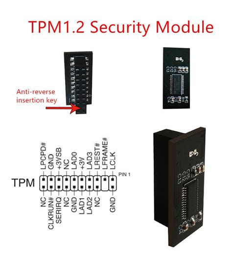 20 Pin 19 Pin Tpm 1 2 Trusted Platform Module Encryption Security Card [new]