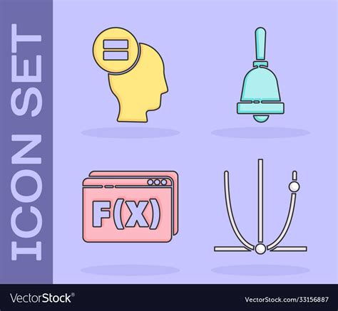 Set Graph Schedule Chart Diagram Calculation Vector Image