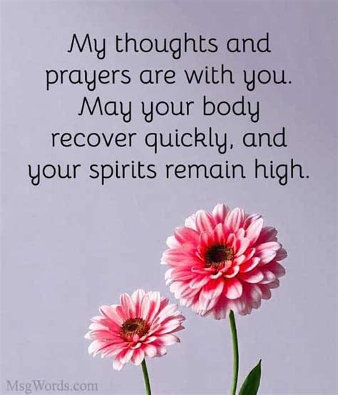 Best 35 Comforting Prayer Get Well Soon Messages