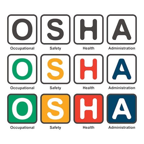 Premium Vector Osha Occupational Safety And Health Code