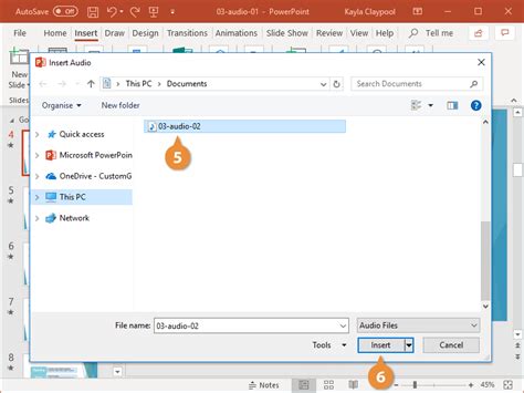 Audio In PowerPoint CustomGuide
