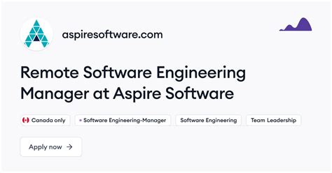 Remote Software Engineering Manager Job At Aspire Software Himalayas