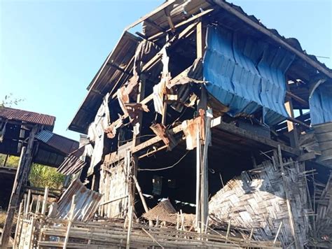 ငဖဲမြို့နယ် ချင်းရွာတွင် လေကြောင်း တိုက်ခိုက်ခံရ၍ အမျိုးသား ၂ ဦးသေဆုံးပြီး ၁၀ ဦးထက်မနည်း ဒဏ်ရာရ