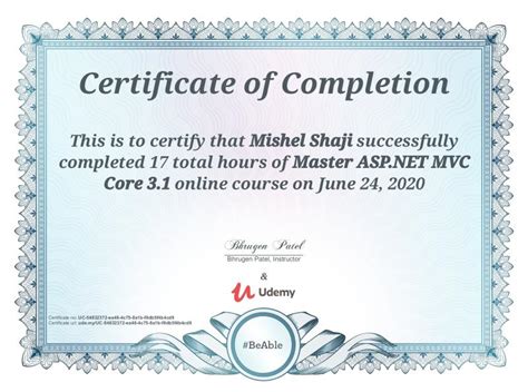 Mishel Shaji On Linkedin Asp Dotnetcore Mvc Udemy