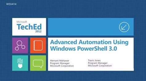 Ppt Advanced Automation Using Windows Powershell Powerpoint