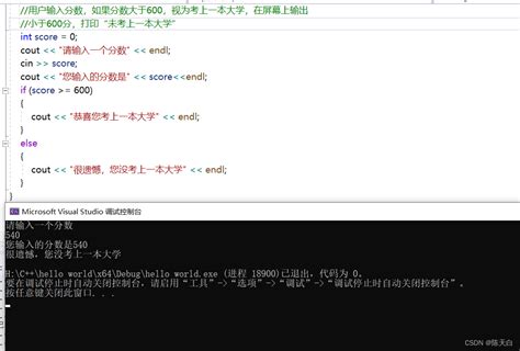 第四节：程序流程结构 第一部分 选择语句 csdn博客