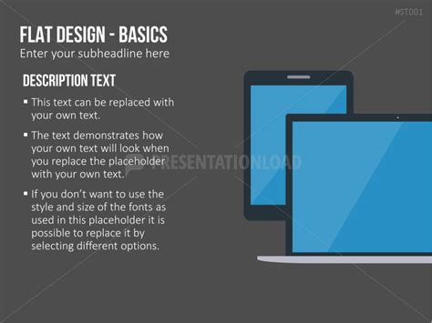 Flat Design Basic Set PowerPoint Templates PresentationLoad