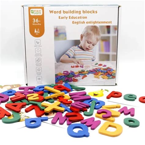 خرید پازل چوبی آموزشی حروف الفبا انگلیسی و انواع پازل چوبی در پیکوتویز