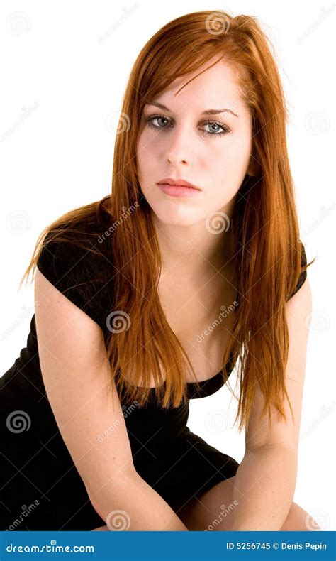 Redhead Lady Stock Image Image Of Modelling Modeling 5256745