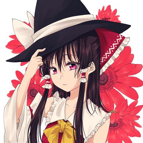 Hakurei Reimu Touhou Drawn By Asagiri Rin Danbooru