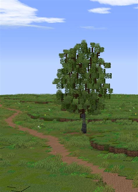 Minecraft Custom Oak Tree Minecraft Blueprints Minecraft Houses Minecraft Plans
