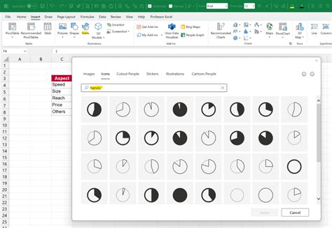 In Progress Symbol In Excel