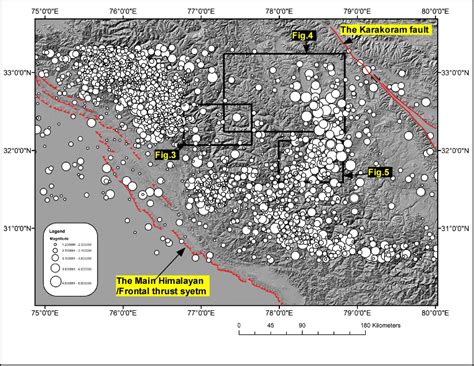 The Shuttle Radar Topography Srtm With The Regional Seismicity The Download Scientific