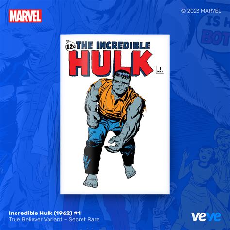Marvel Digital Comics — Incredible Hulk 1962 1 Veve Digital Collectibles