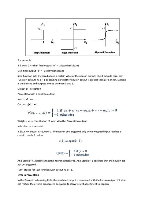 Perceptron Study Material With Xor Example Pdf